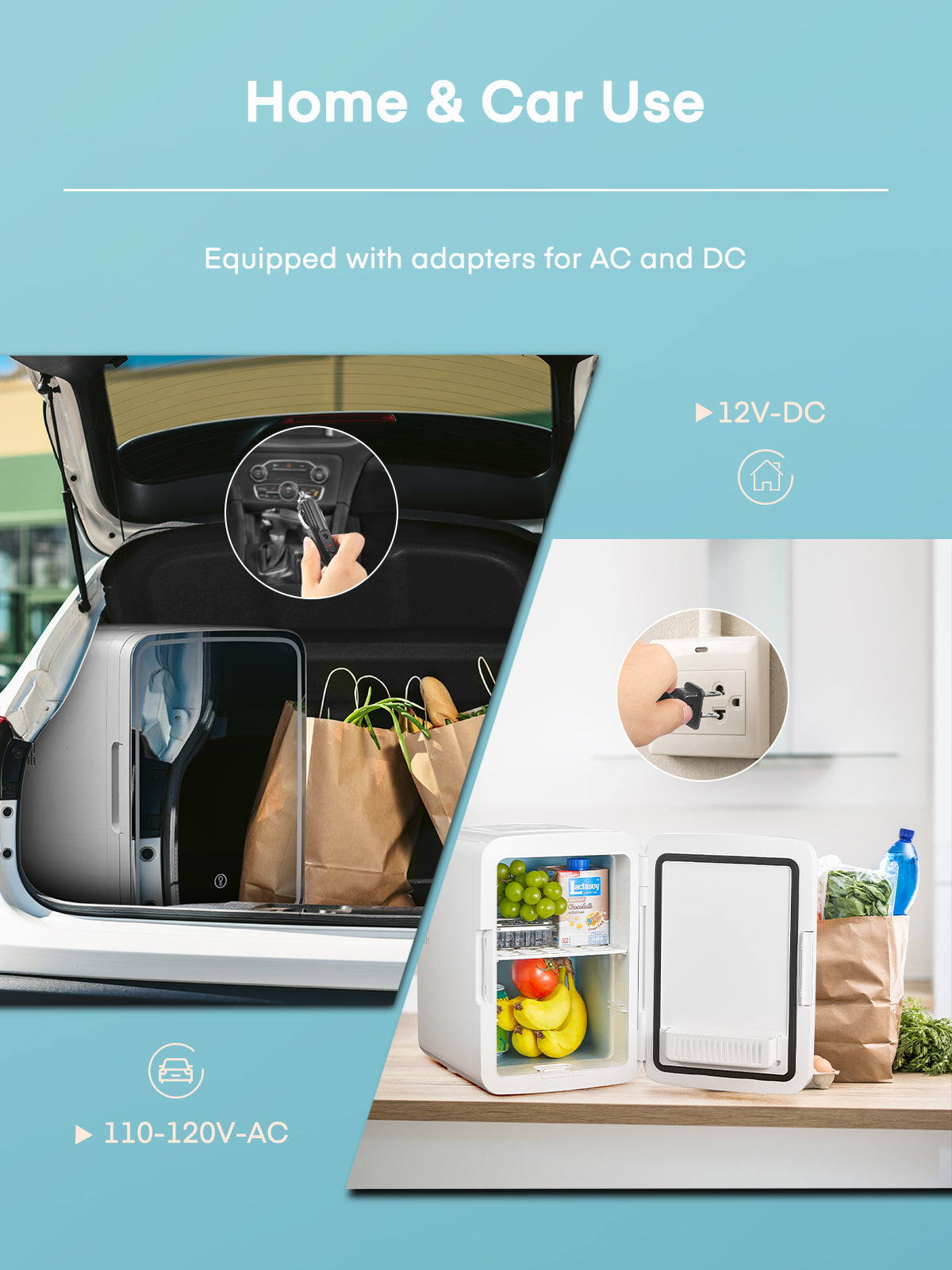 NORTHCLAN Mini Fridge 10 Liter Portable Beauty Makeup Skincare Refrige ...