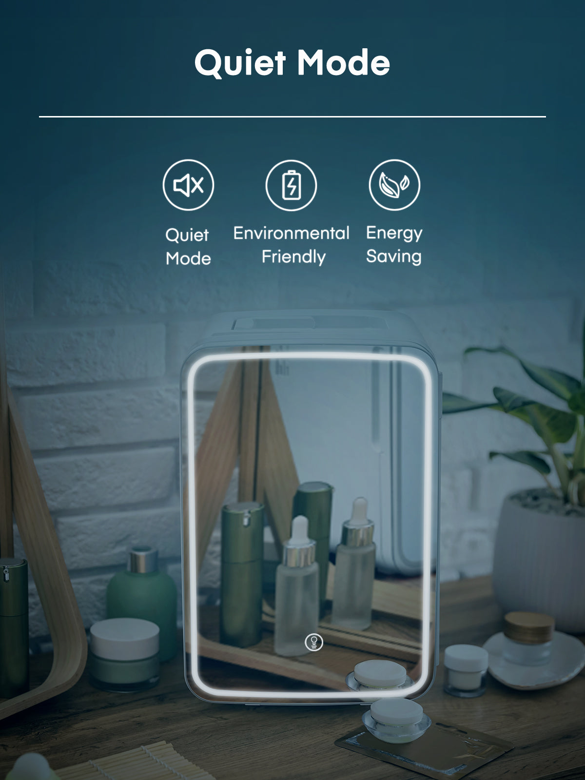 NORTHCLAN Mini Fridge 10 Liter Portable Beauty Makeup Skincare Refrige ...