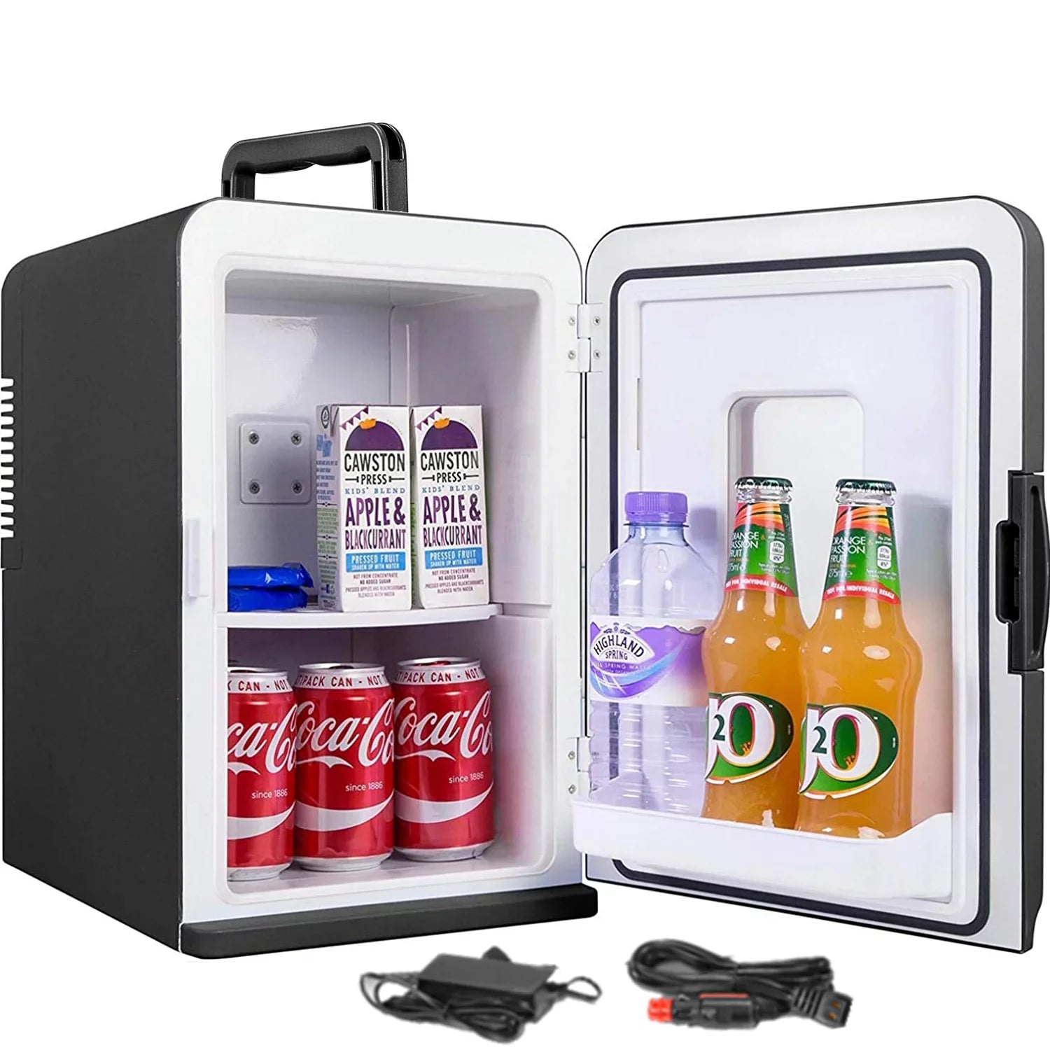 NORTHCLAN Mini Fridge, 15 L/21 Can Personal Refrigerator, Portable Coo ...